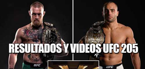 UFC 205: Resultados Y Videos | SpaceBoxing